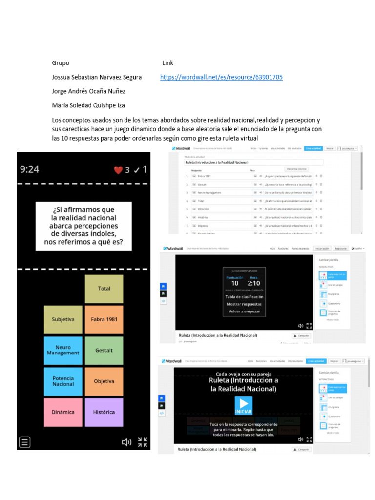 A1 Narvaez Jossua Realidad Nacional | PDF