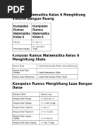 Kumpulan Rumus Matematika Lengkap | PDF | Metode & Bahan Ajar | Sains ...