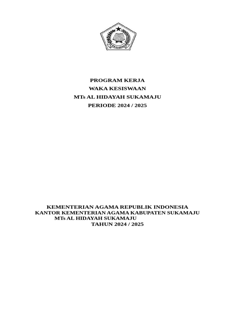 Proker Kesiswaan | PDF