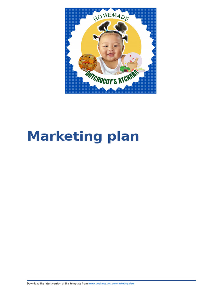 Comprehensive Marketing Plan Template | PDF | Marketing | Goal