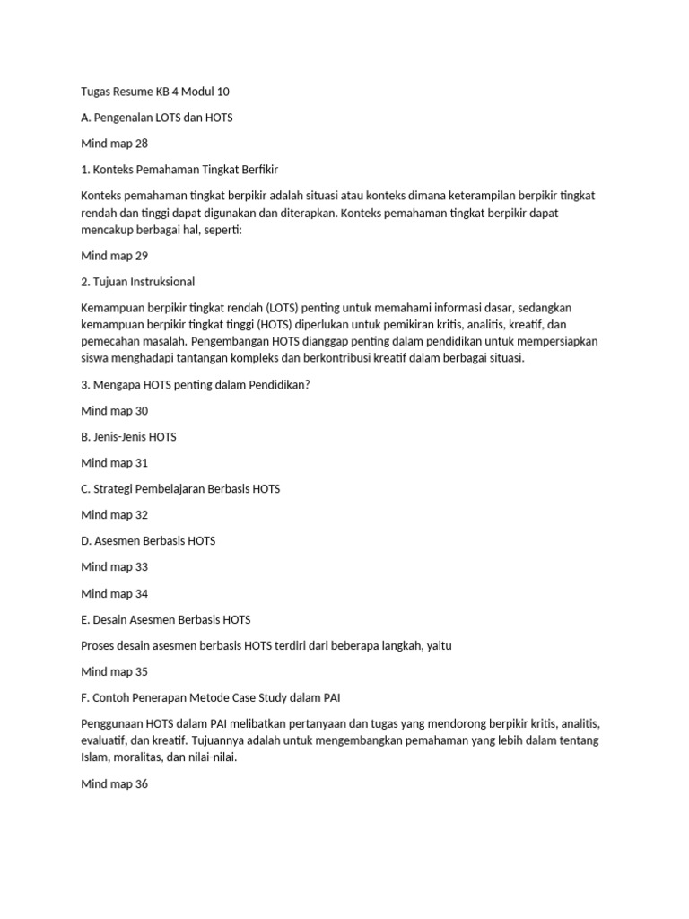 Tugas Resume KB 4 Modul 10 | PDF