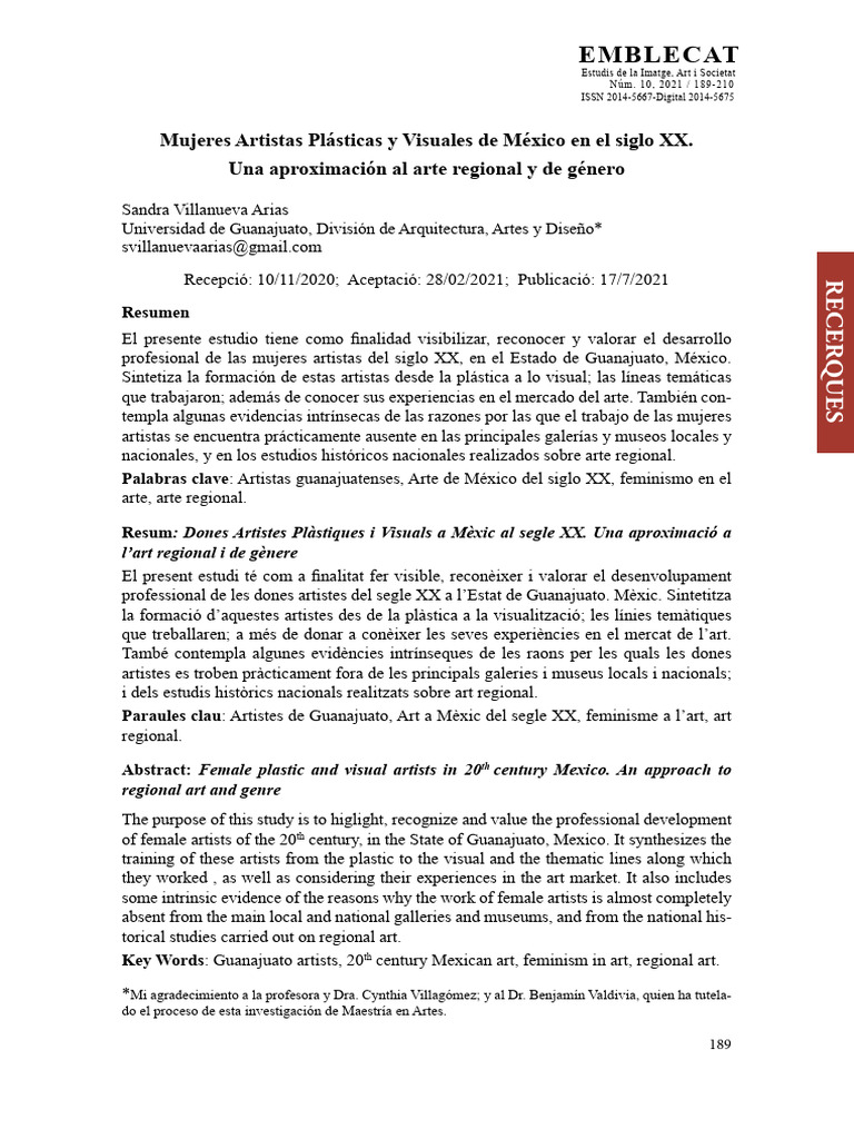 10 Emblecat Revista 2021 10 8 Sandra | PDF | México | Empoderamiento