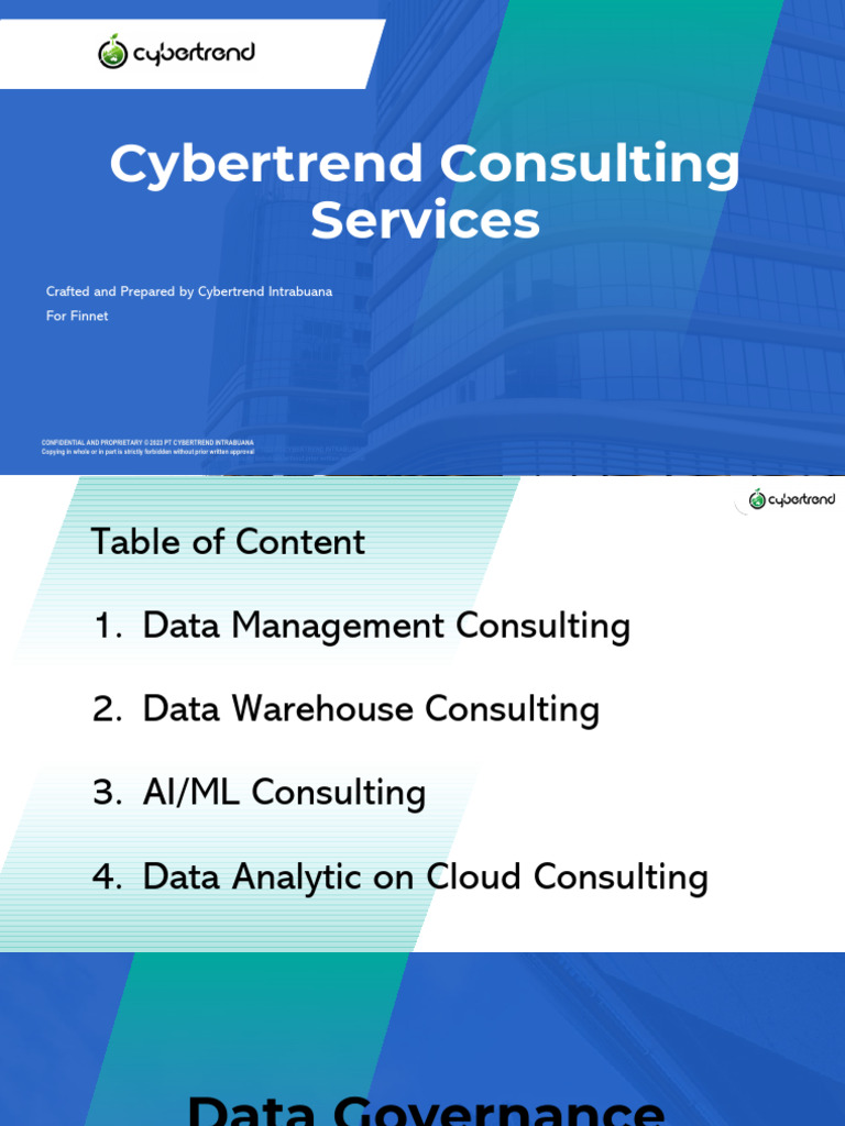 Cybertrend Consulting Services | PDF | Analytics | Governance