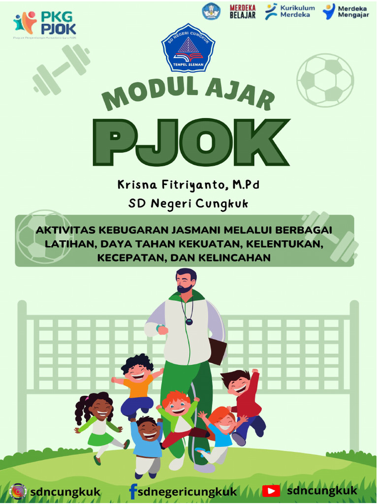 Modul Ajar PKG Pjok Fase C Kelas 6 | PDF