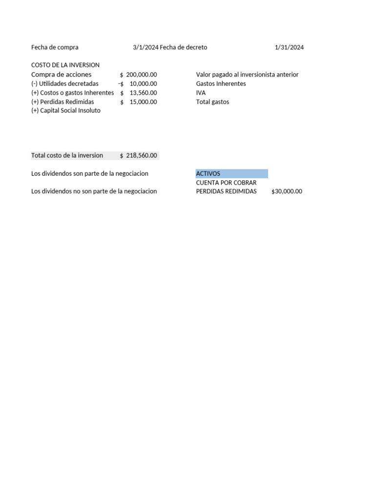 Practica de Conta V | PDF | Compartir (Finanzas) | Dividendo