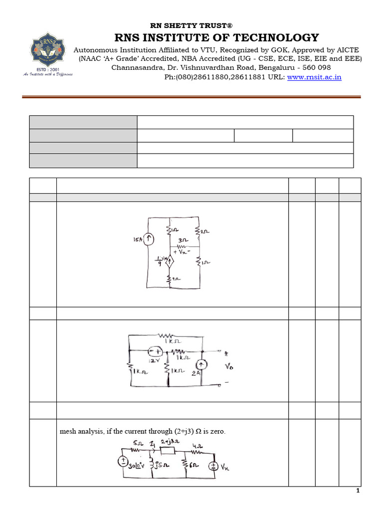 NA_QB_2024 | PDF | Electrical Network | Electromagnetism