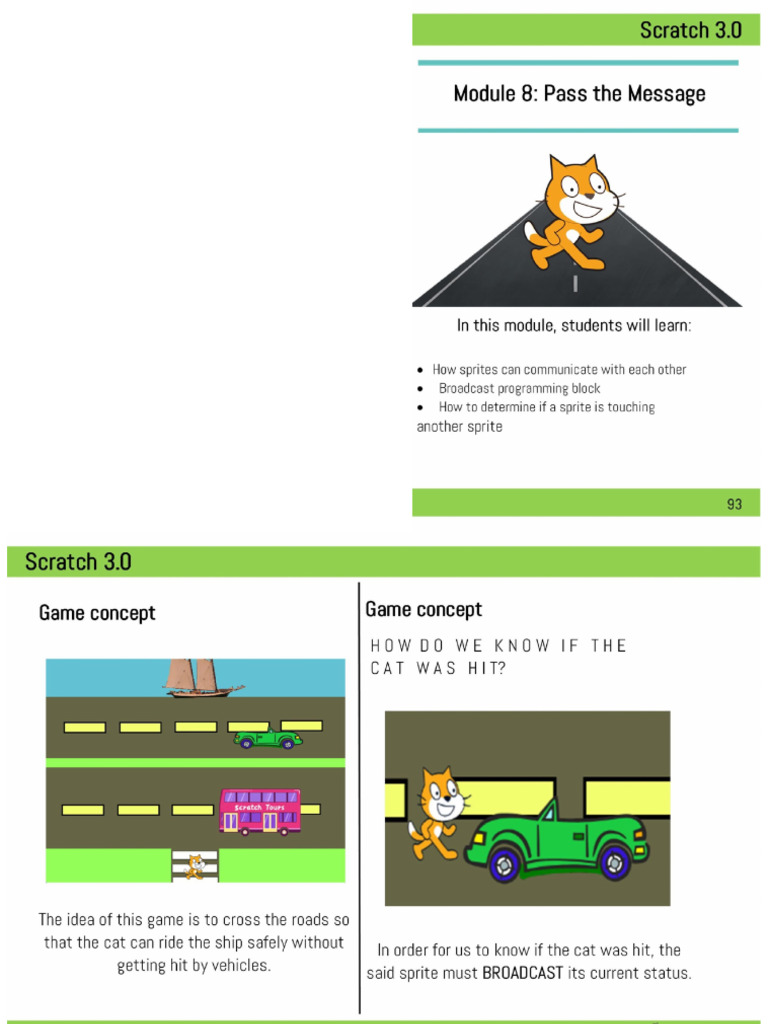 Scratch Lesson 8 (2023) | PDF