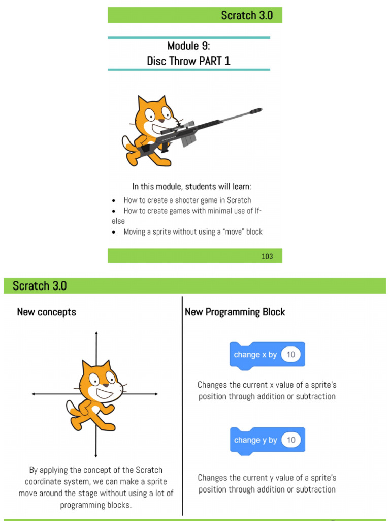 Scratch Lesson 9 (2023) | PDF