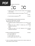 Grade 11 Chemistry Past Exam Questions | PDF
