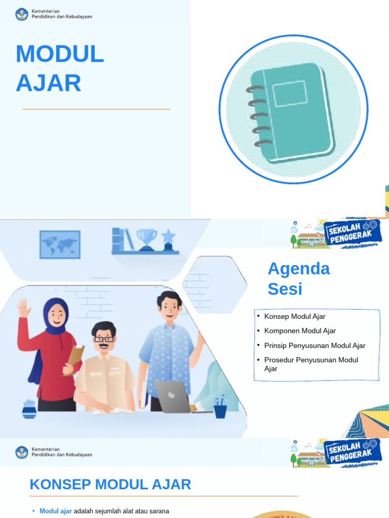 Konsep & Komponen Modul Ajar | PDF