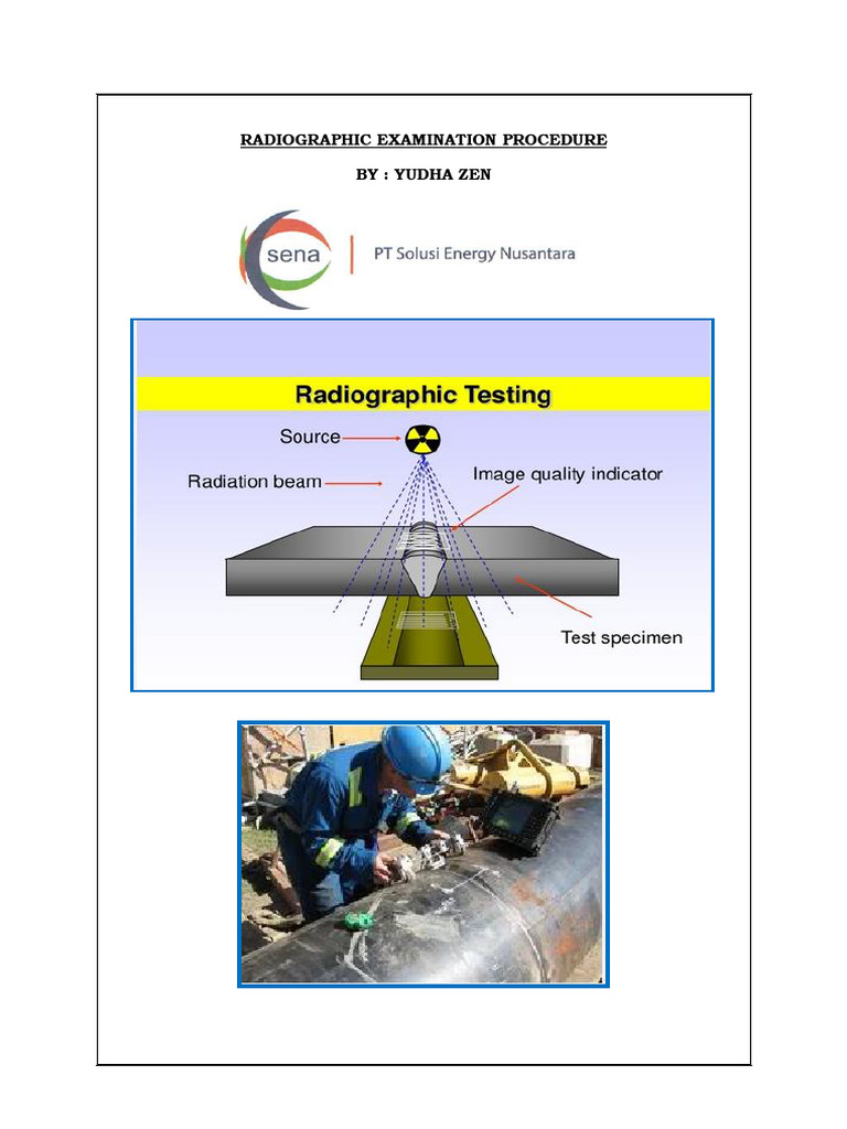 Radiographic Examination Procedure | PDF | Radiography | Pipe (Fluid ...