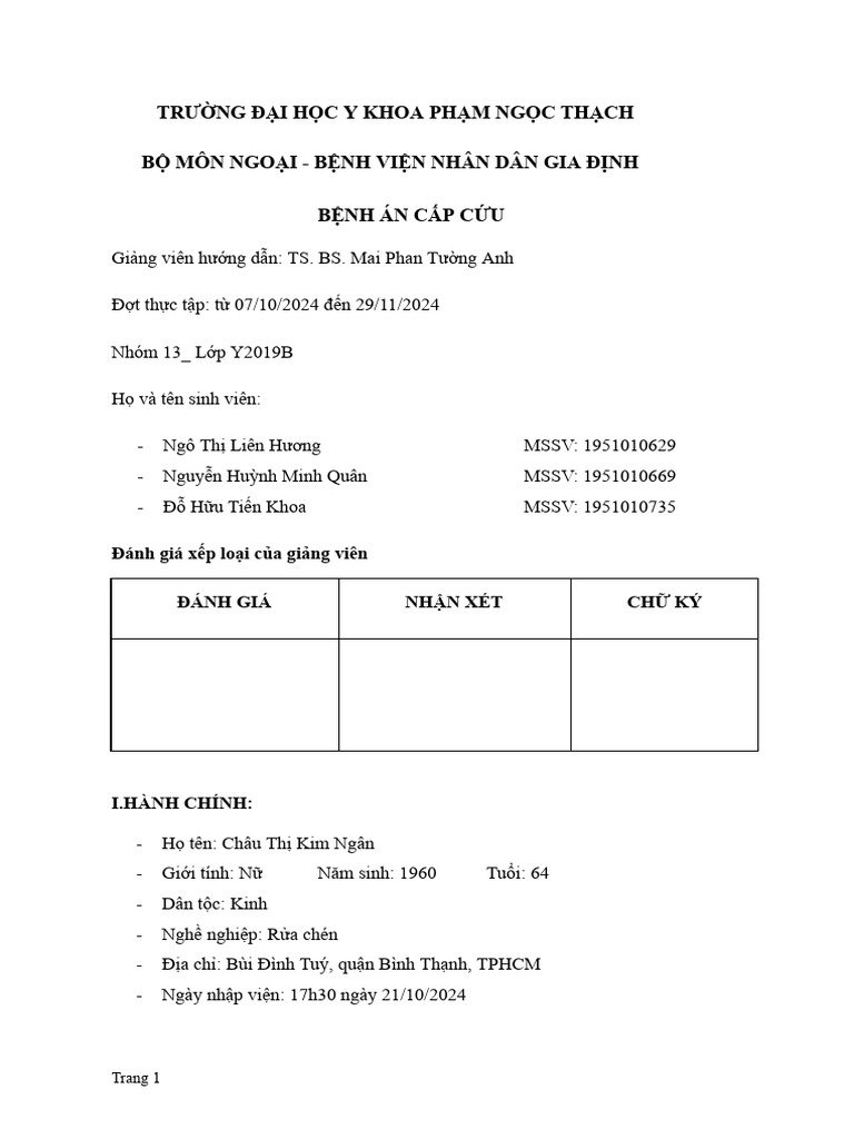 Benh An Nhom 13 Vpm Do Thung Loet Tien Mon Vi Da Day Hep Mon Vi Pdf
