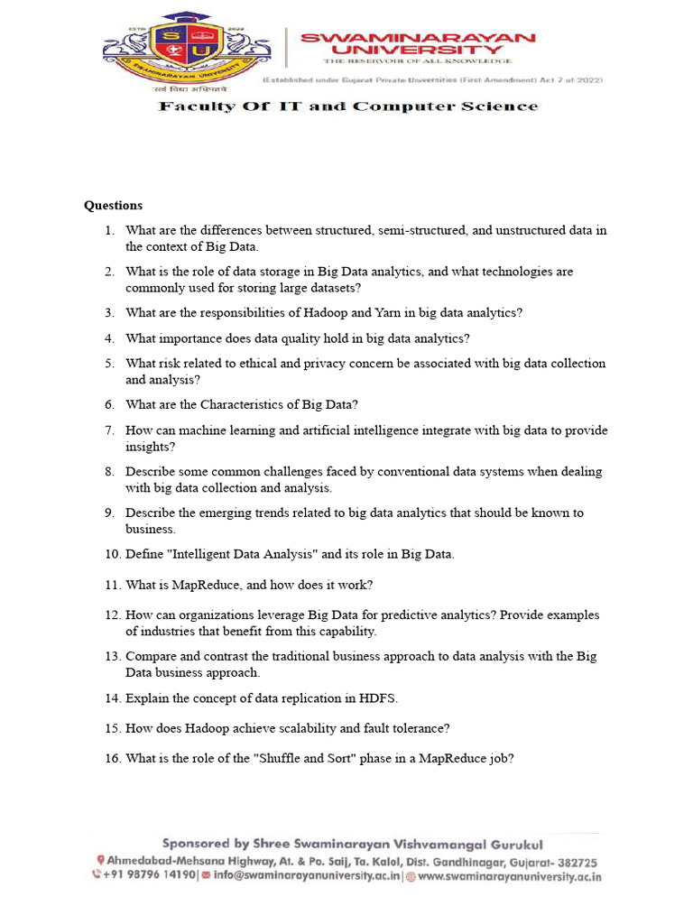 Big Data Assignment 1 1 | PDF | Big Data | Analytics Big Data Assignment 1 1 | PDF | Big Data | Analytics