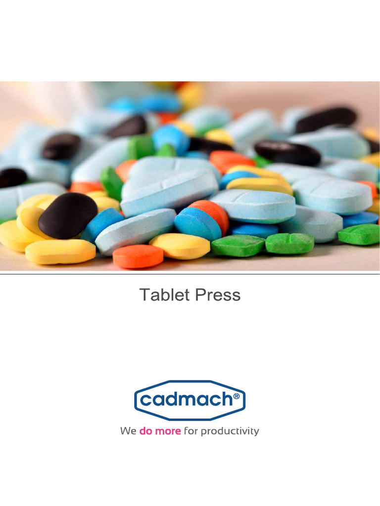 CADMACH TABLET PRESS | PDF | Tablet (Pharmacy)