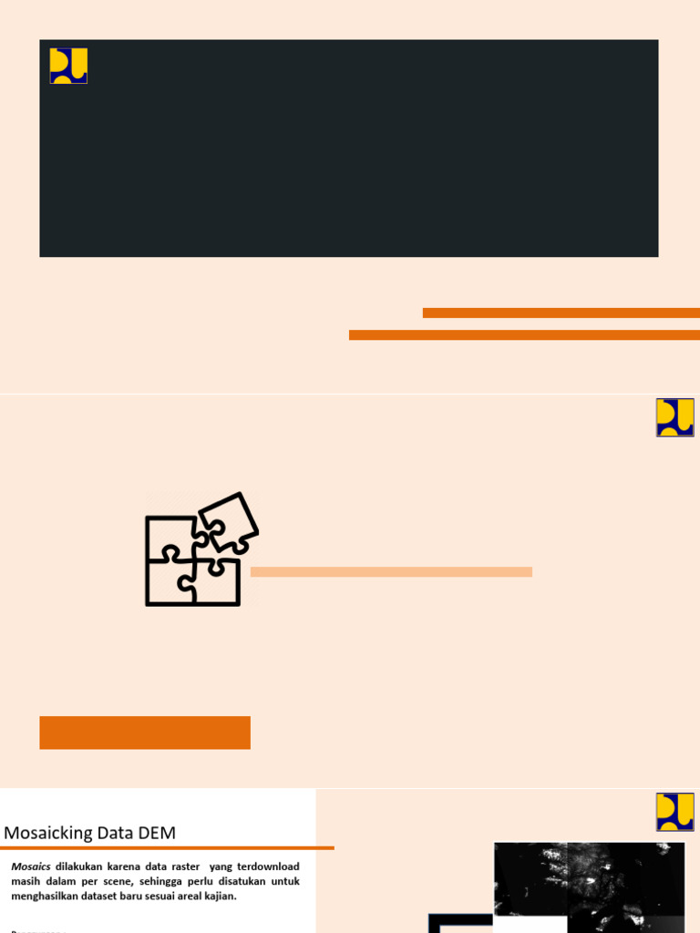 03 Modul Mosaic _ Clip DEM | PDF