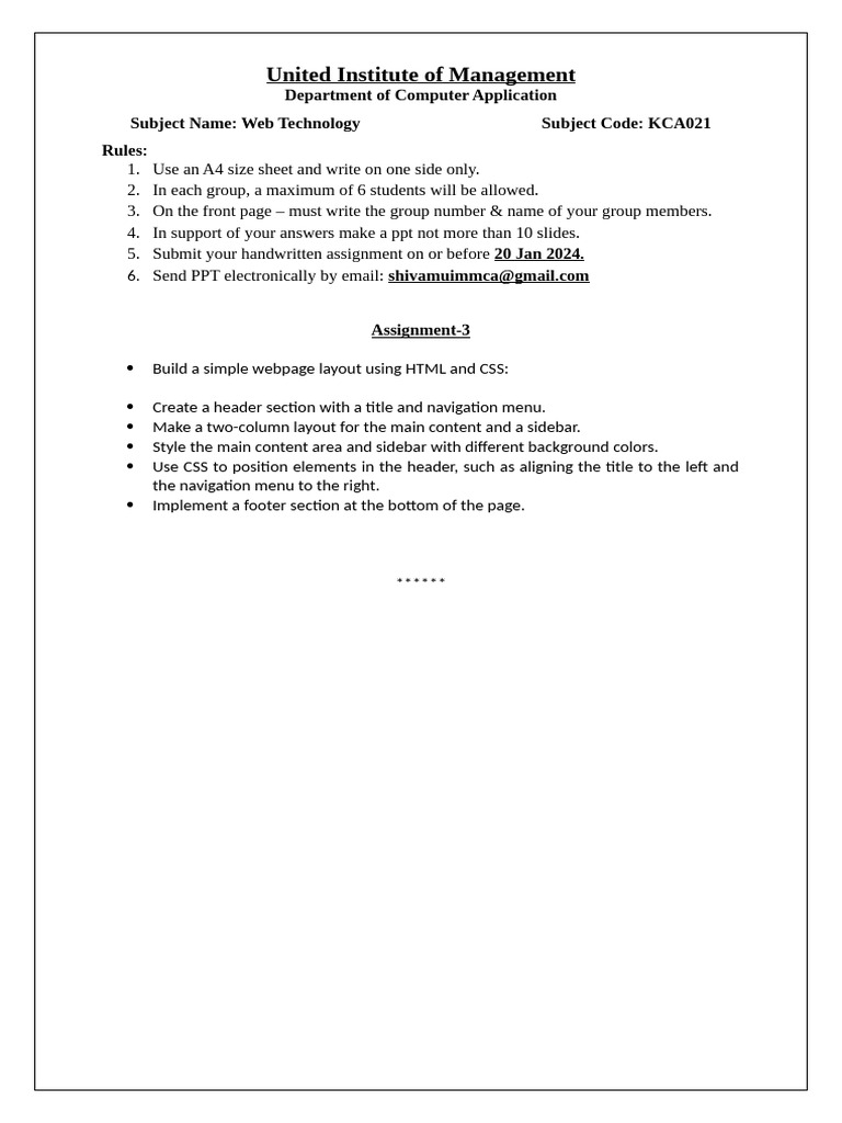 Group Assignment 3 | PDF