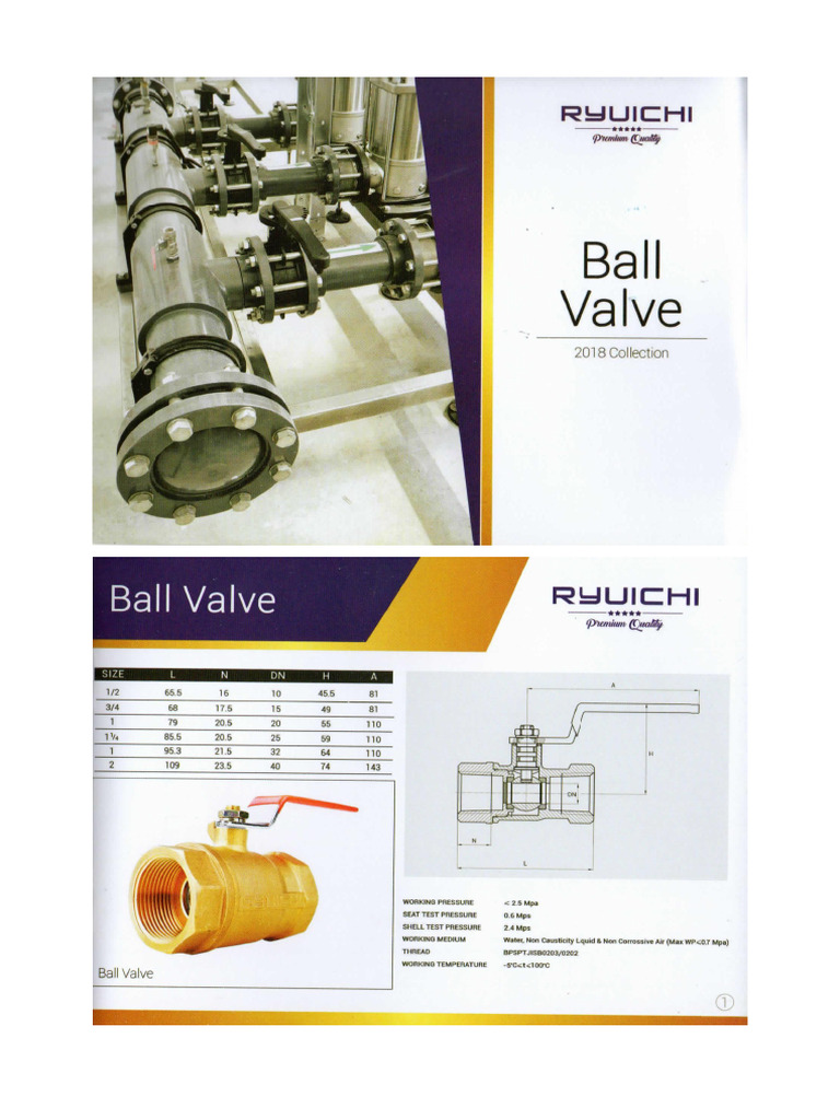 Catalog Ball Valve | PDF