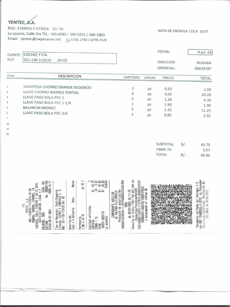 Cochez Bugaba Oc 00034787 | PDF