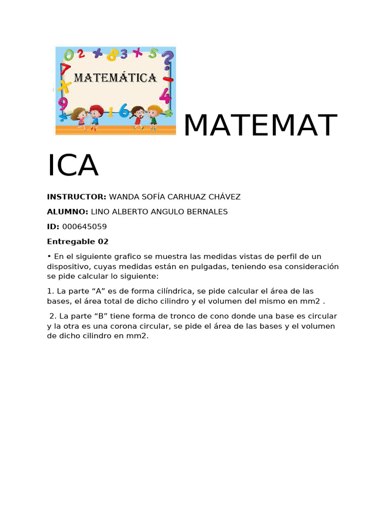 Matematica Entregable 02 | PDF | Geometría Elemental | Geometría euclidiana