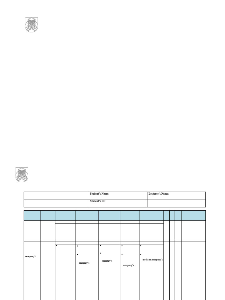 MKT558 Rubric Case Study | PDF | Grammar | Linguistics