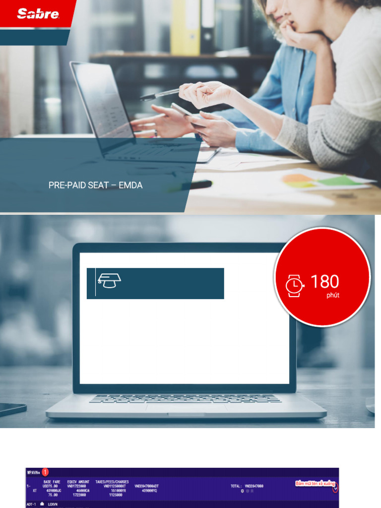 EMD-A for Prepaid Seat (VNA) | PDF