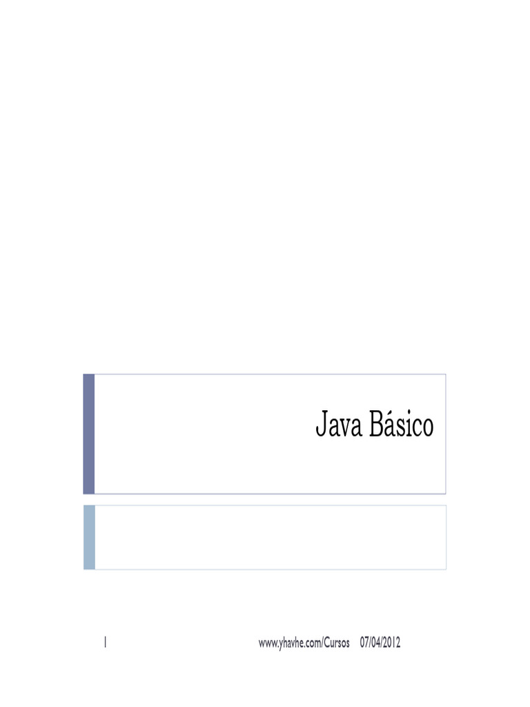 Introducción a Java y Algoritmos | PDF | Informática teórica ...