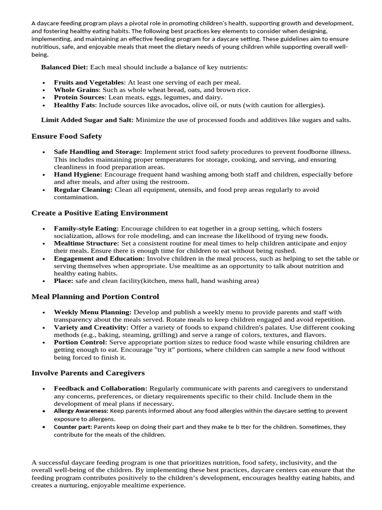 best practices | PDF | Foods | Healthy Diet