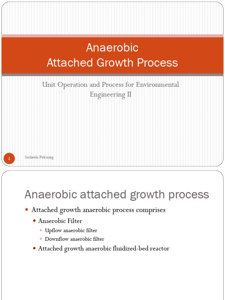 9Anaerobic Attached Growth Process | PDF | Anaerobic Digestion | Filtration