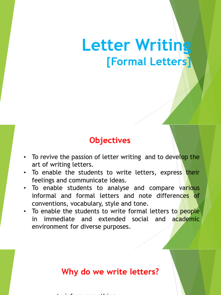 01 Formal Letters | PDF | Madam
