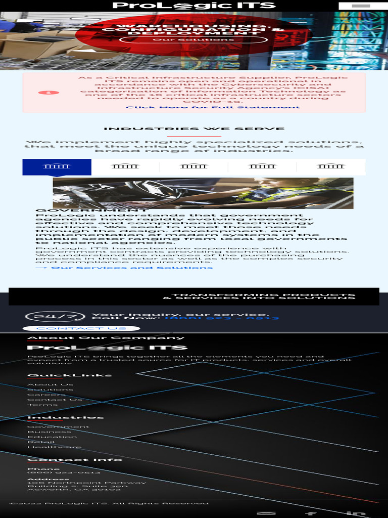 ProLogic ITS Technology Solutions IT Products | PDF