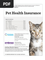 Pet Insurance Claim Submission Form | PDF | Medicine | Health Care