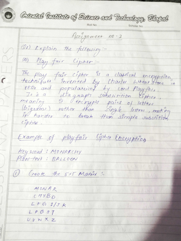 Cryptography Assignment 2 | PDF