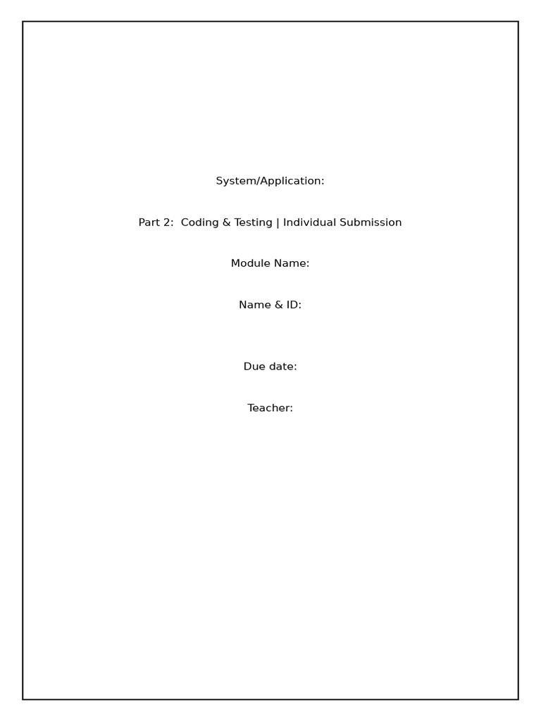 2 - Project Part 2 Submission Document | PDF
