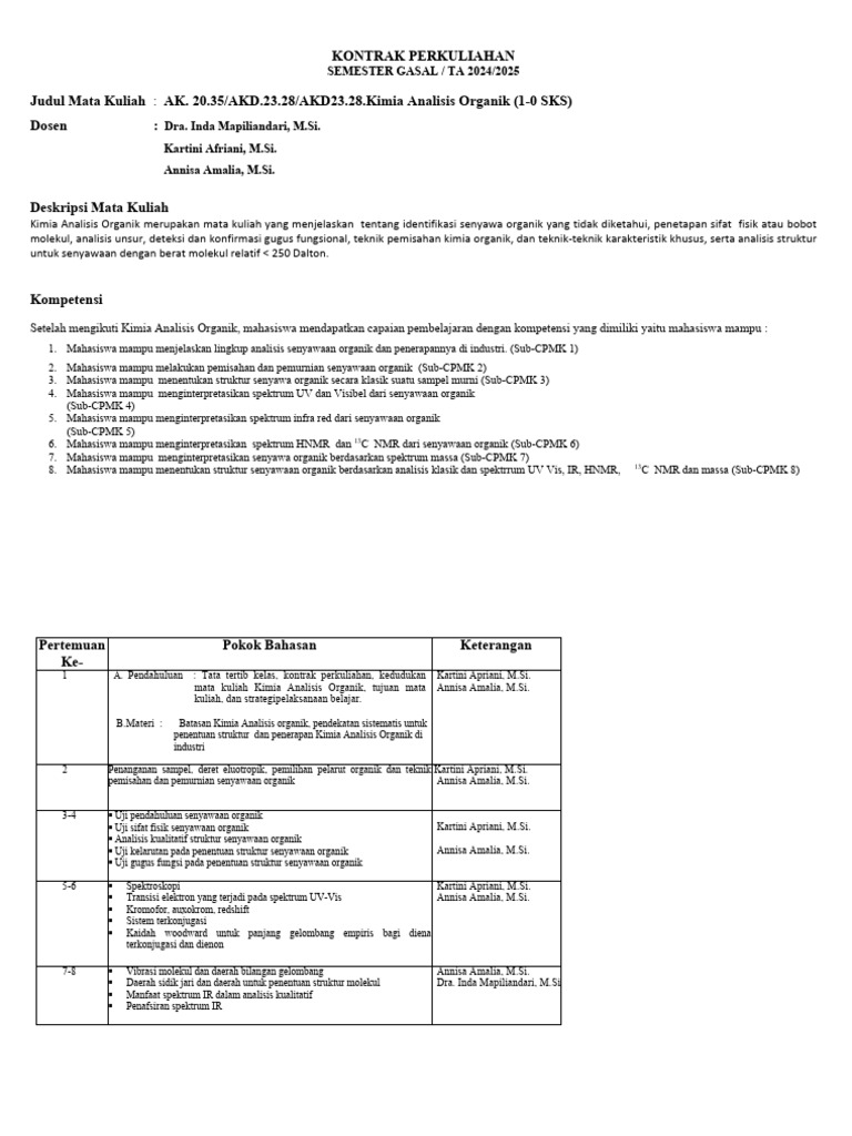 Kontrak Kao.202425 | PDF