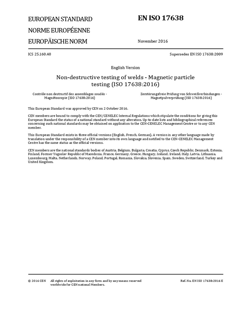 BS EN 17638-2018-Page1 | PDF