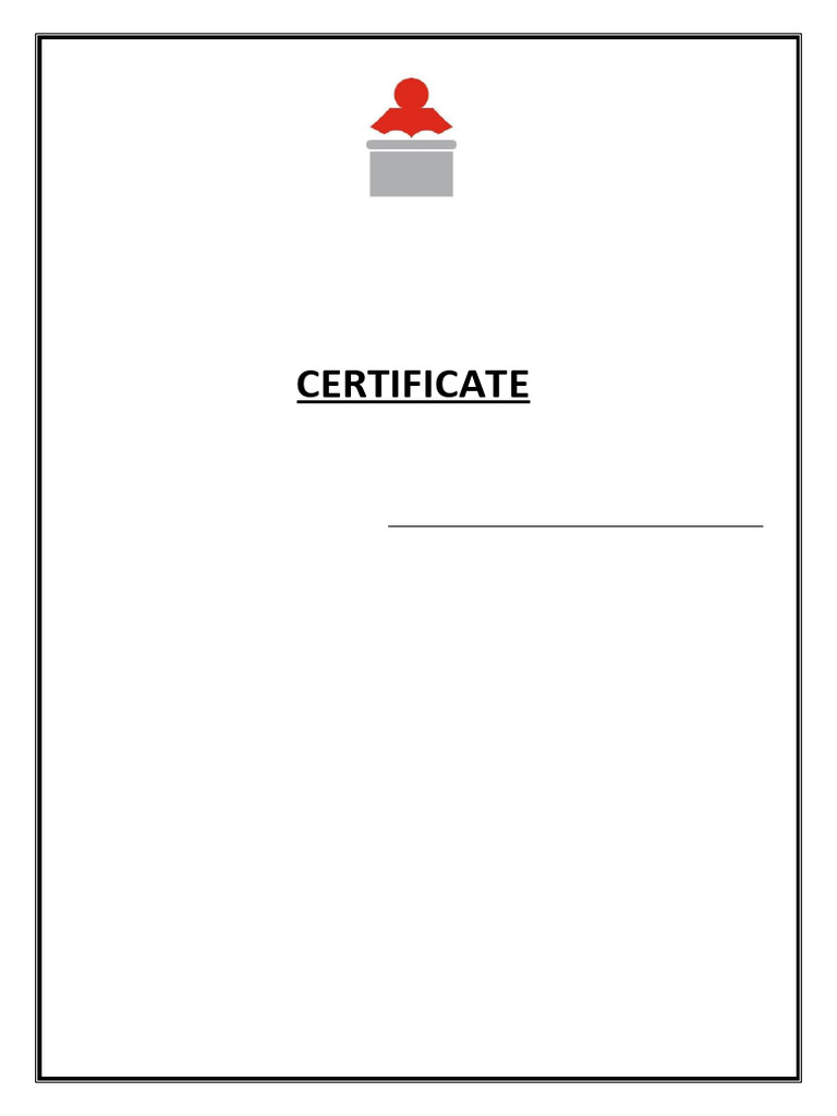 Lab Project - Certificate and Acknowledgement Class XI | PDF