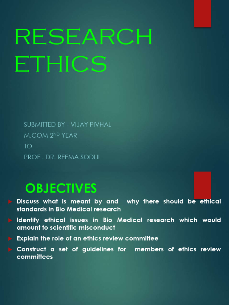 Research Ethics | PDF | Copyright Infringement | Science