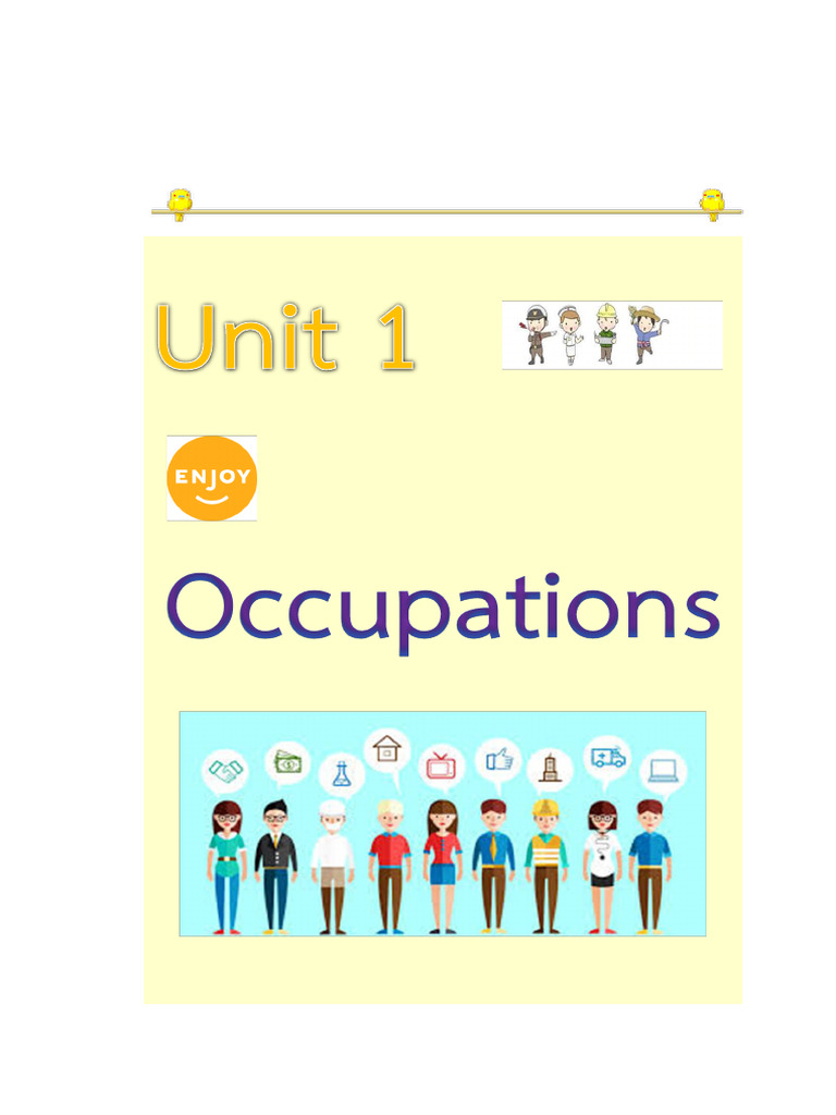 Unit 1 Occupations - Key | PDF