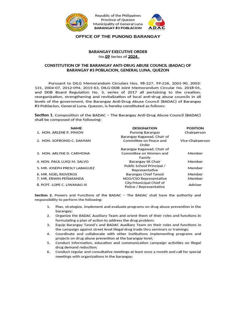 EO-NO.-09-2023-BADAC | PDF