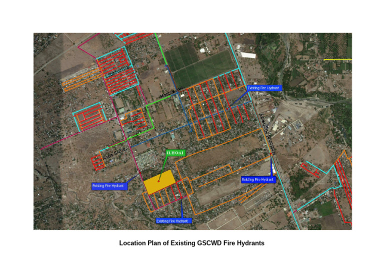 Location Plan of Existing GSCWD Fire Hydrants | PDF