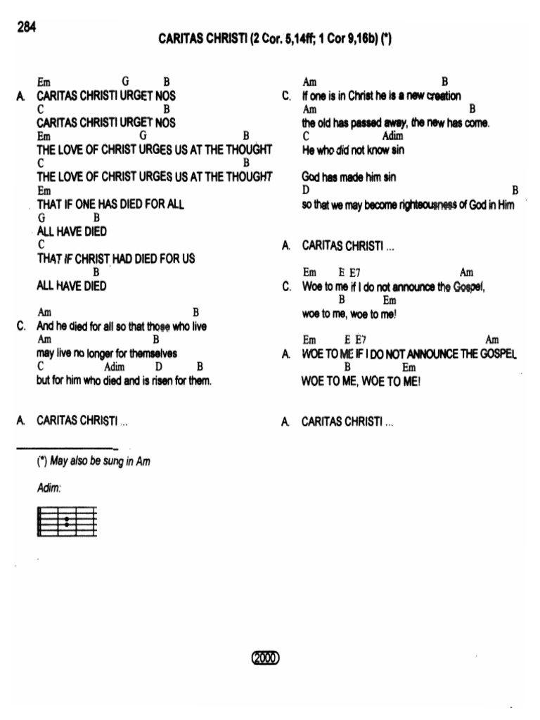 284 Caritas Christi 2 | PDF