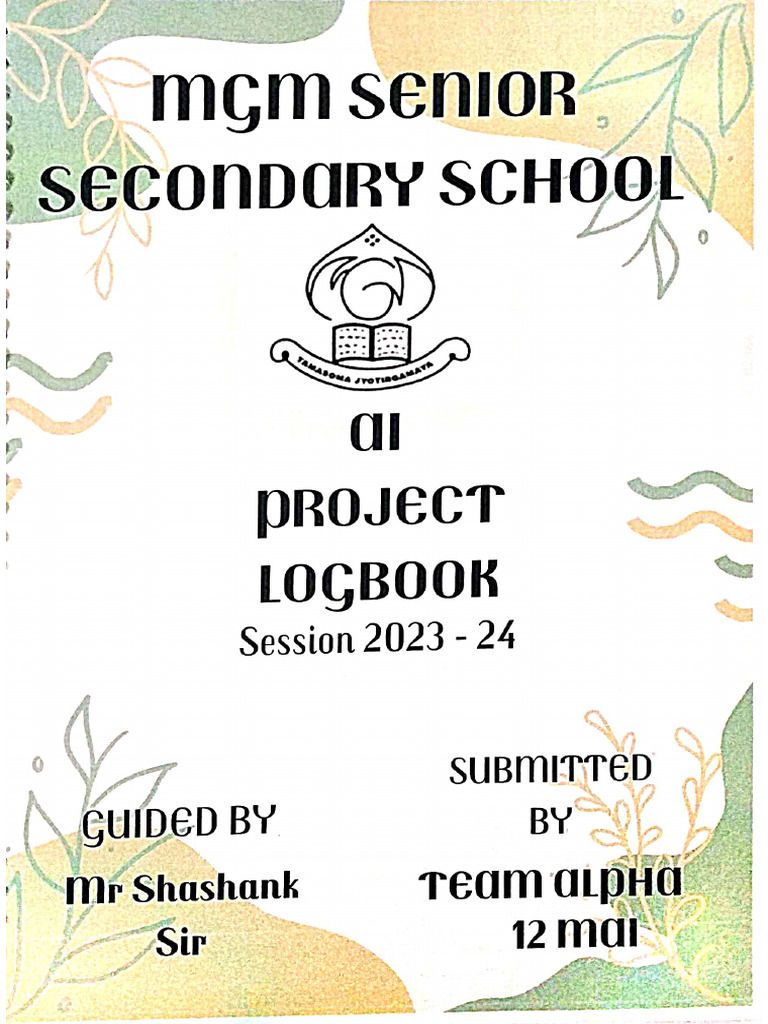 Logbook - Team Alpha | PDF