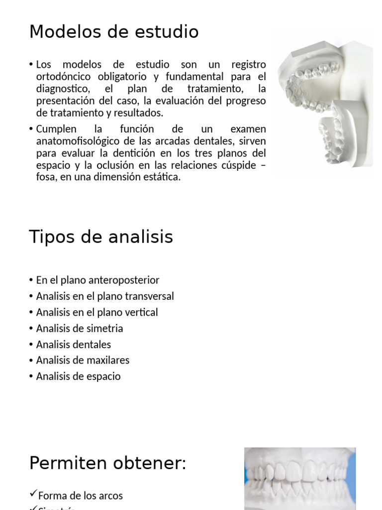 Modelos de Estudio en Ortodoncia | PDF