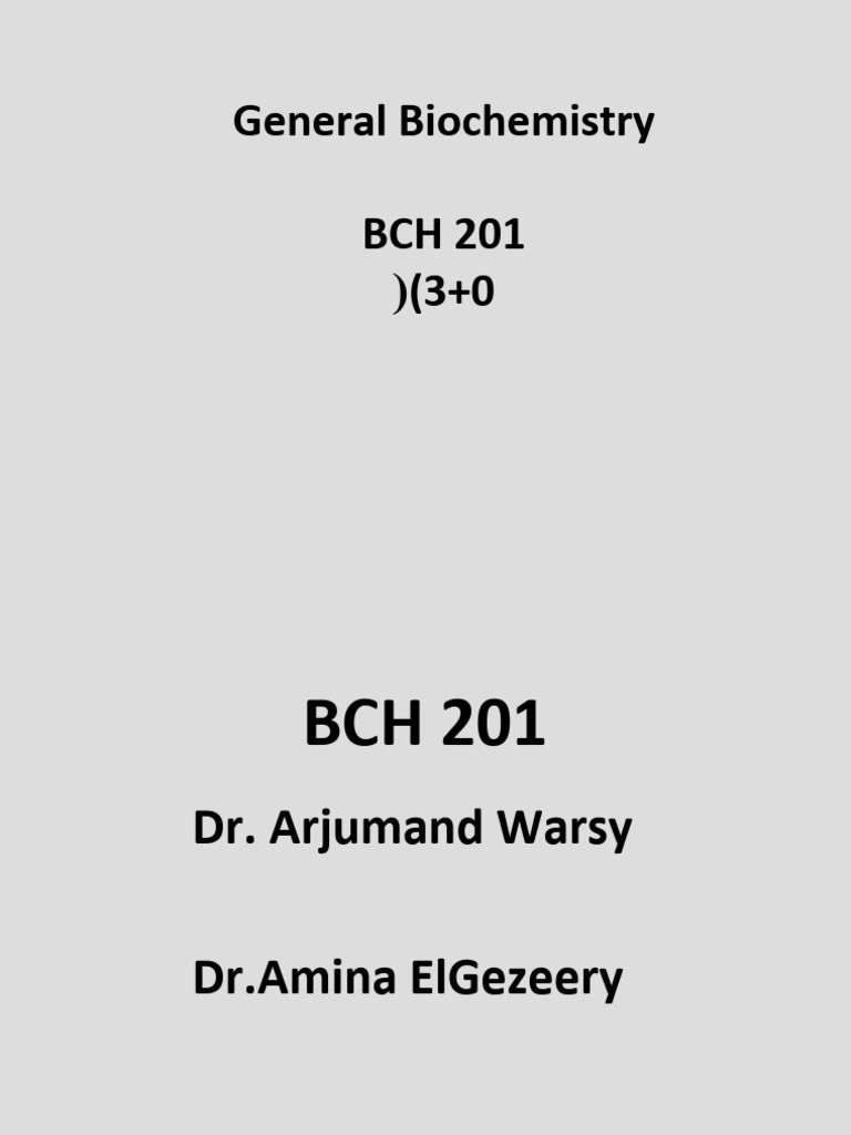 Bch 201 1 Introduction 1 Pdf Carbohydrates Nucleotides