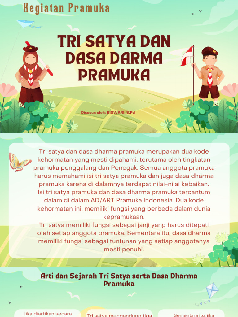 TRI SATYA DAN DASA DARMA PRAMUKA (1) | PDF