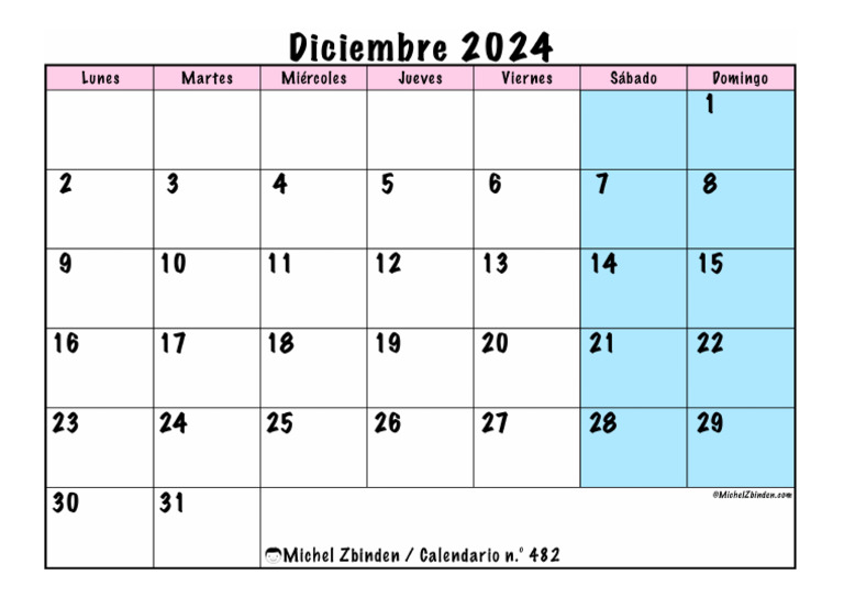 Calendario Michel Zbinden | PDF