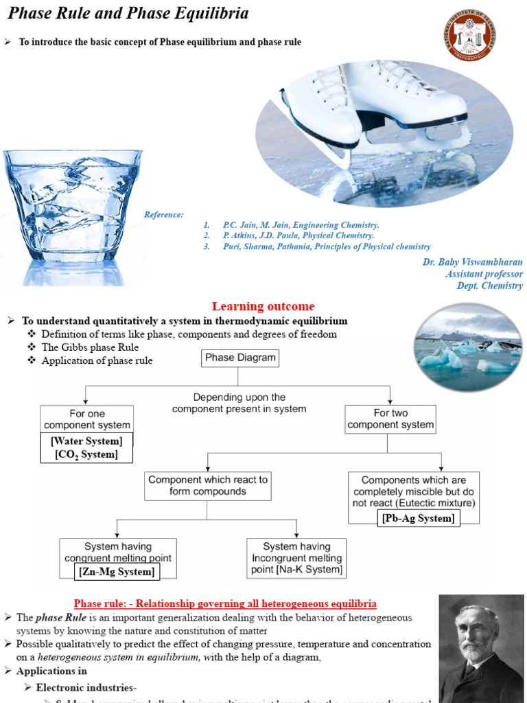 2. Phase Rule | PDF | Phase Diagram | Phase Rule
