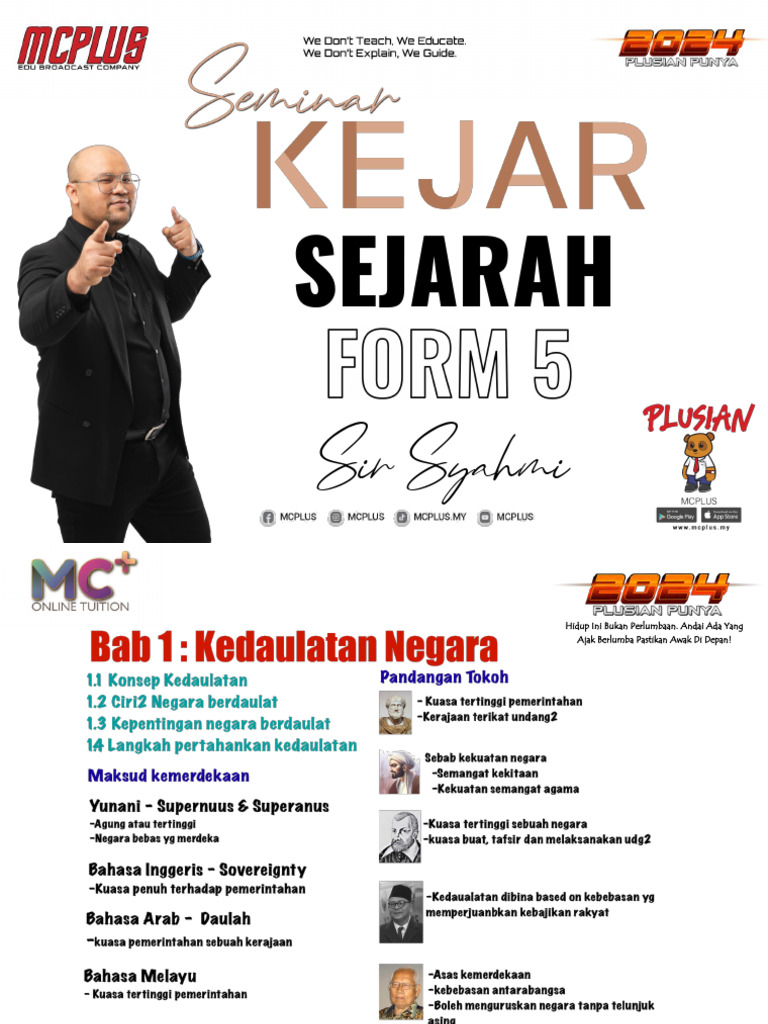 Form 5 Sejarah | PDF
