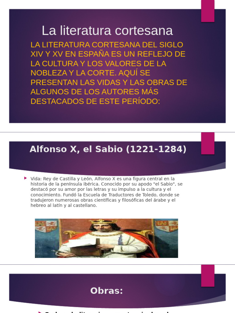 Literatura cortesana en España | PDF
