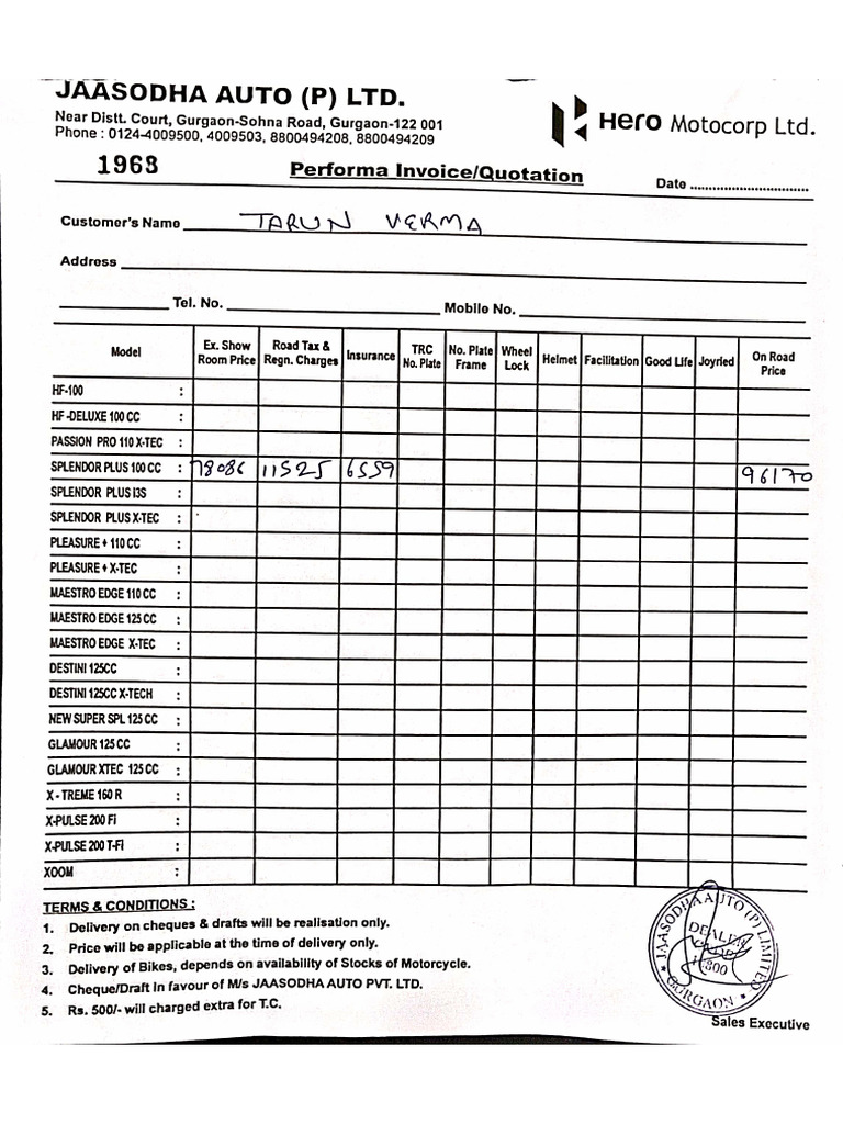 Proforma Invoice - 2425DLGUSEENY00232 | PDF